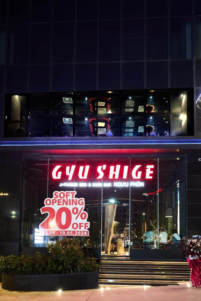 Gyu Shige- Khai trương cơ sở đầu tiên tại Hà Nội tại tòa nhà Lancaster Luminaire 1152 đường Láng ...
